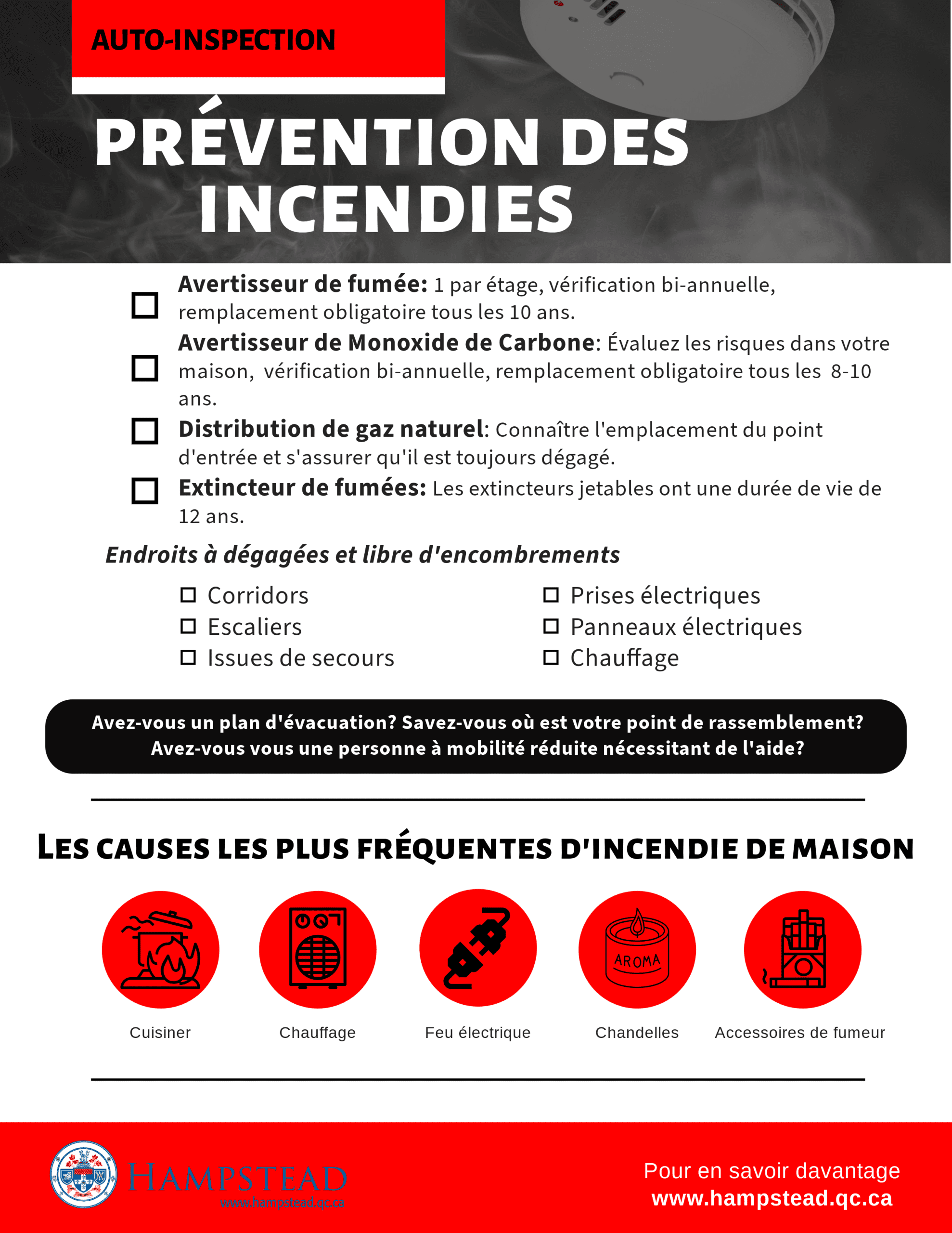 Prévention des incendies - Hampstead